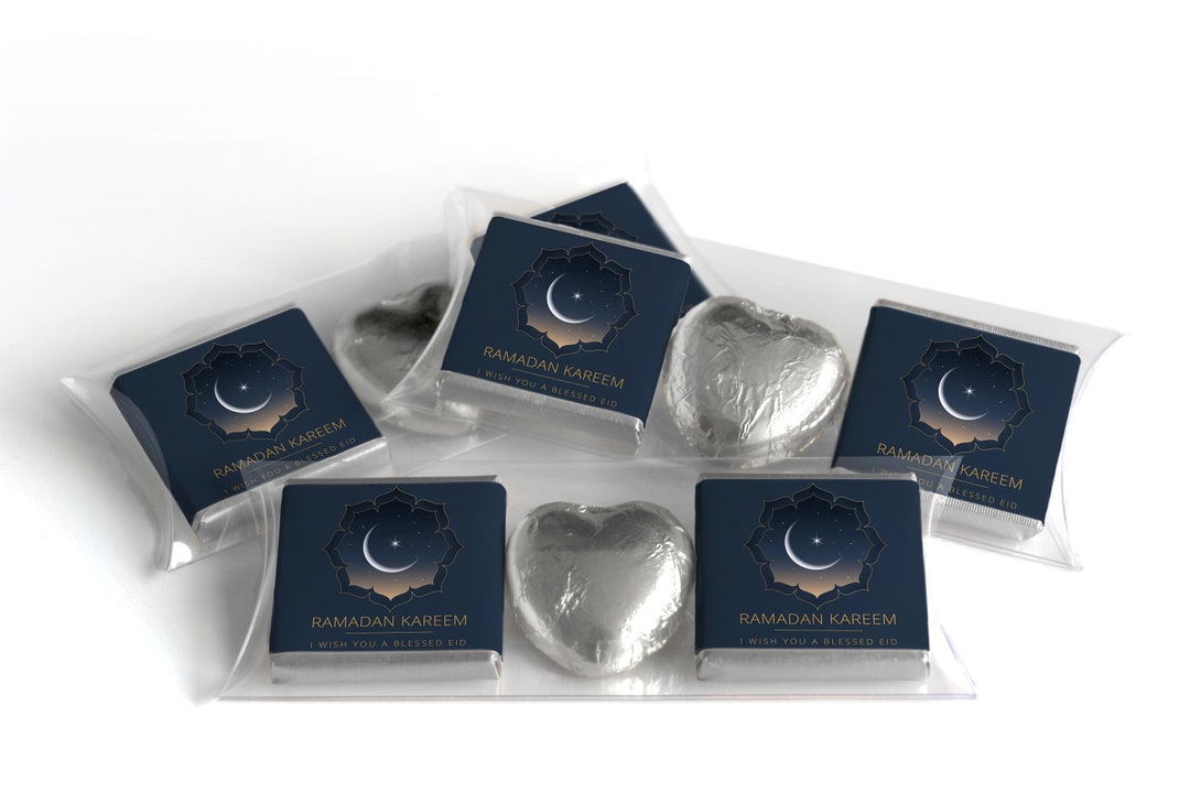 EID / Ramadan Kareem Heart Trio Day Chocolates Neapolitan Chocolates V1 ...
