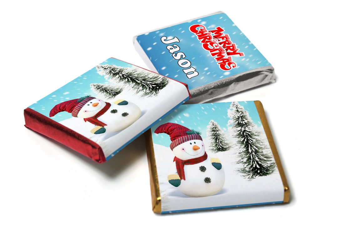Christmas Chocolates - Personalised Favours - Neapolitan Chocolates -V2 ...