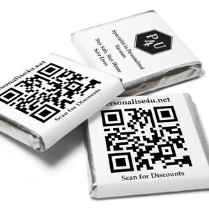 QR Code Favours, Business Chocolate Neapolitan's - Etsy UK