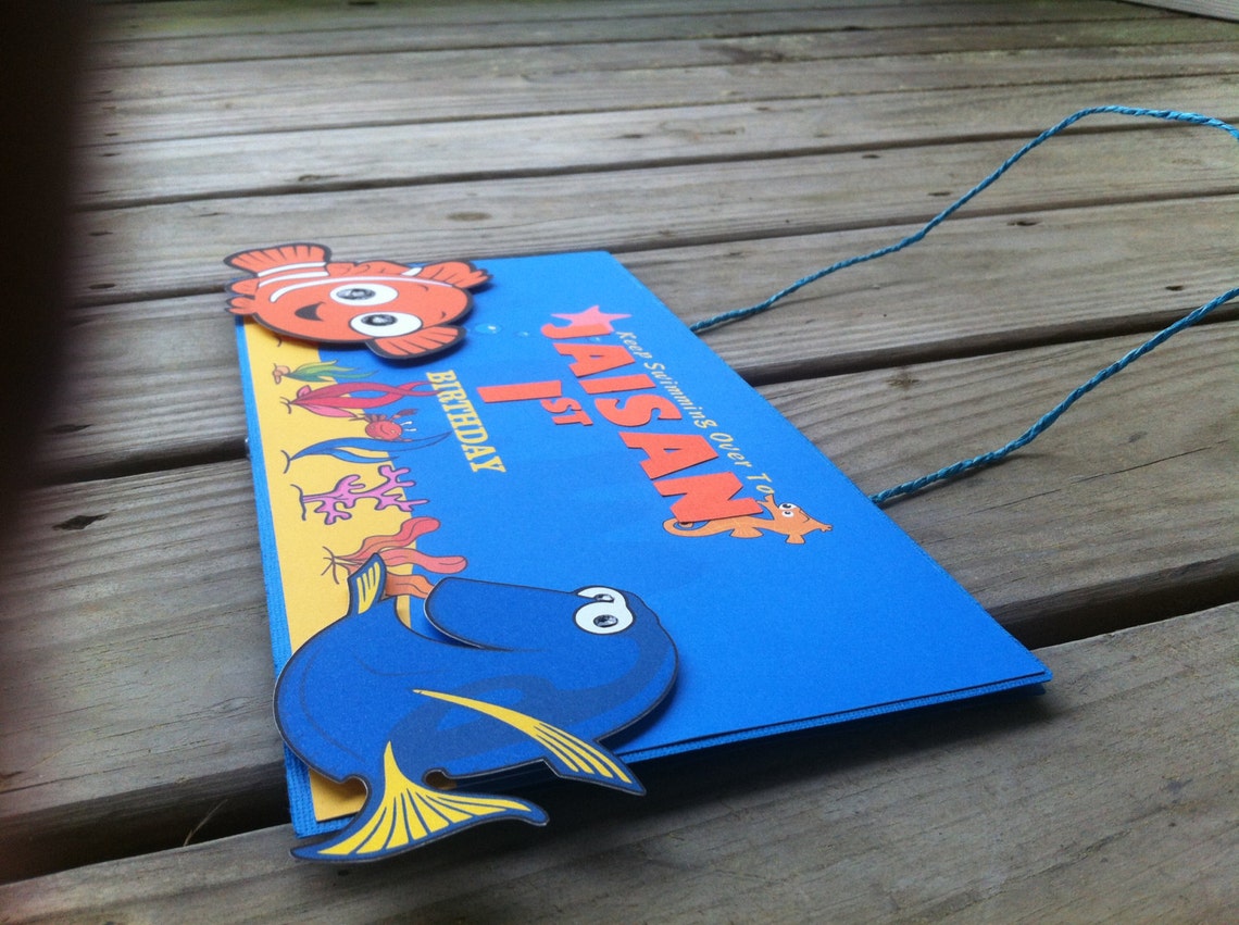 Finding Dory Birthday Door Sign Finding Nemo Party - Etsy