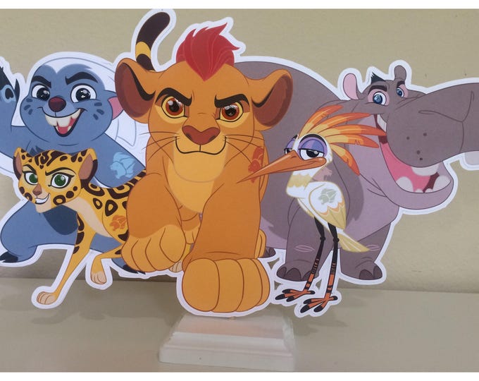 Lion Guard Group Centerpiece Kion the Lion Guard Party Kion - Etsy