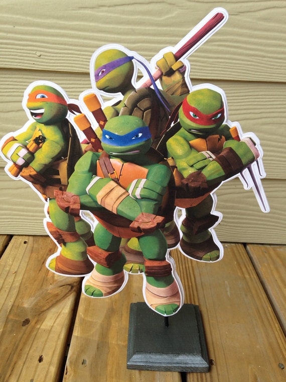 Ninja Turtles Centerpieces Ideas DIY Ninja Turtle Party Favor Bags