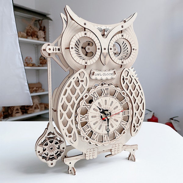 Owl Clock - Etsy