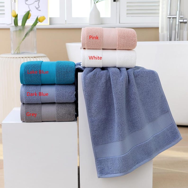 Personalized Embroidered Towel,custom Monogrammed Embroidered Bath ...