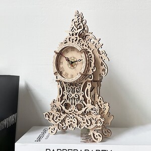 3D Wooden Clock Puzzles Pendulum Clock Puzzle for Adults 3D Wood Puzzle ...