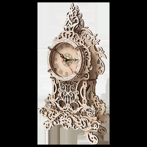 3D Wooden Clock Puzzles Pendulum Clock Puzzle for Adults 3D Wood Puzzle ...