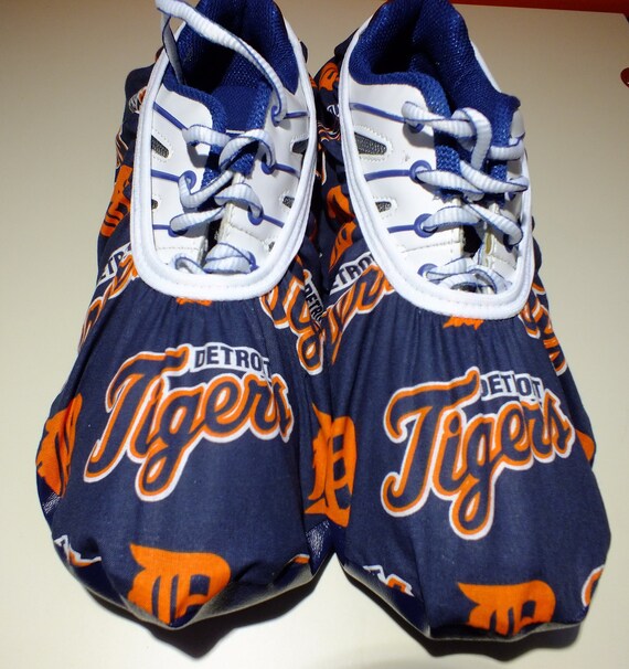 Bowling Shoe Covers one Pair Made From Detroit Tigers Fabric | Etsy