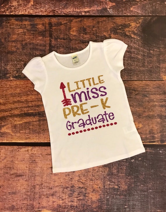 Little miss pre k graduate pre k graduate graduation | Etsy