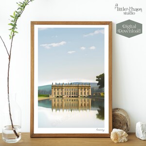 Pemberley Poster | Pride and Prejudice Art Print | Digital Download ...