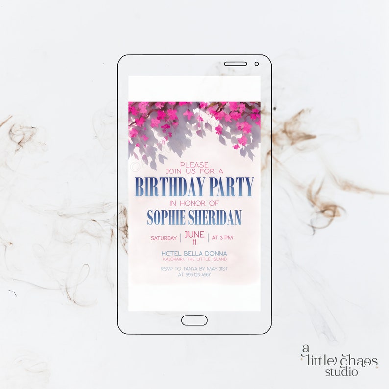 Mamma Mia Invitation Bridal Shower Birthday Party Bachelorette Hassle ...