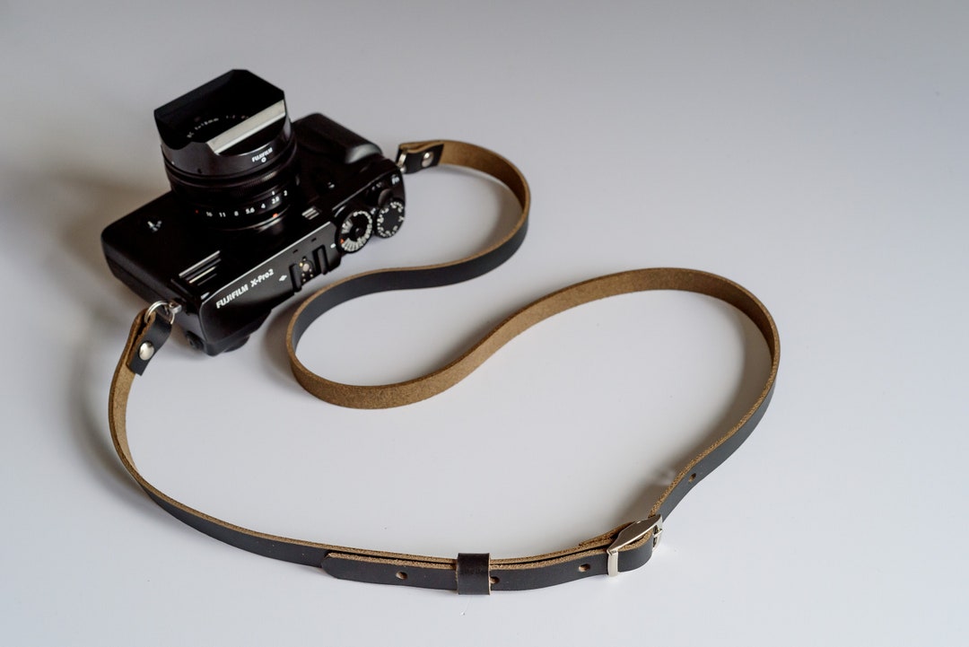 Adjustable Leather Camera Strap | CUSTOM LENGTH - Etsy