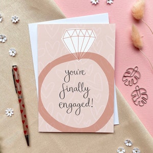 You’re Finally Engaged! – Luxury Congratulations Engagement Greeting ...