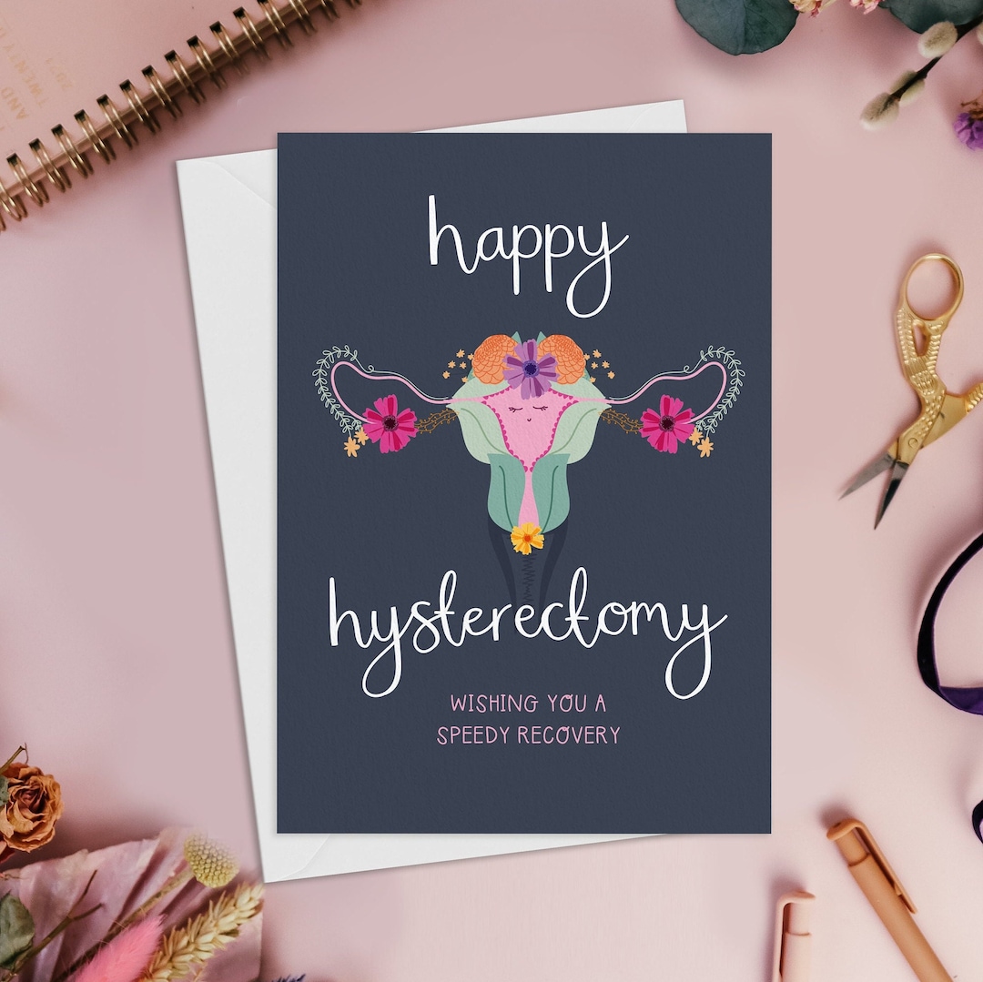 Happy Hysterectomy Card Get Well Soon Recovery Thinking of - Etsy