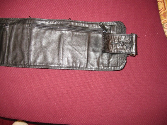 Custom Made Black Leather Utility Belt, One of a Kind! - Gem