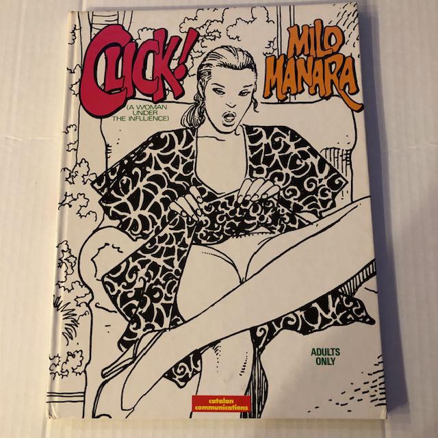 Milo Manara, "click" by Milo Manara, 1st Printing, H/C, X-rated Classic, Excellent Condition,1st ...