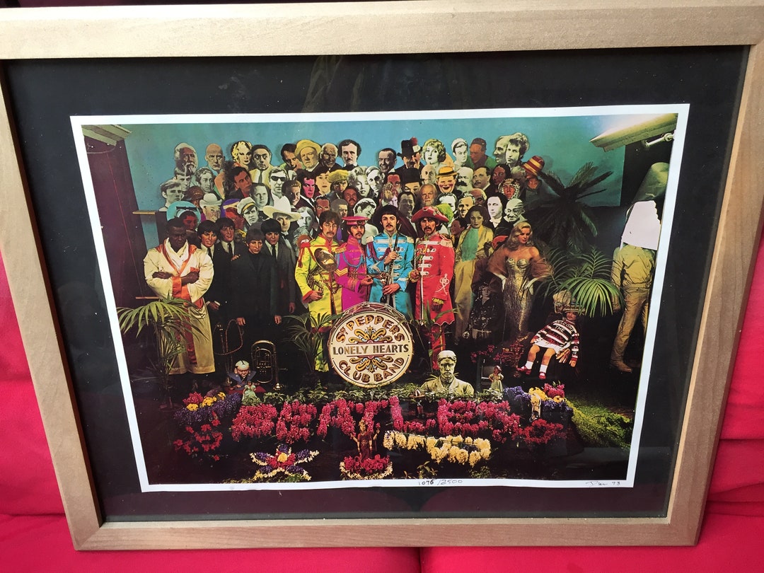 The Beatles, Sgt. Pepper Unretouched Original Cover Photograph 1967 - Etsy