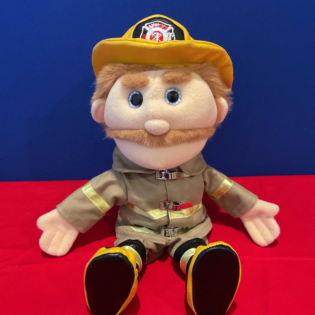 Firefighter “mr Goodman” Puppet Handmade Replica - Etsy