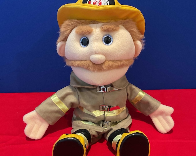 Firefighter “mr Goodman” Puppet Handmade Replica - Etsy