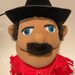 Original Hand Puppet Cowboy “buckaroo Bill” Made in USA NEW - Etsy