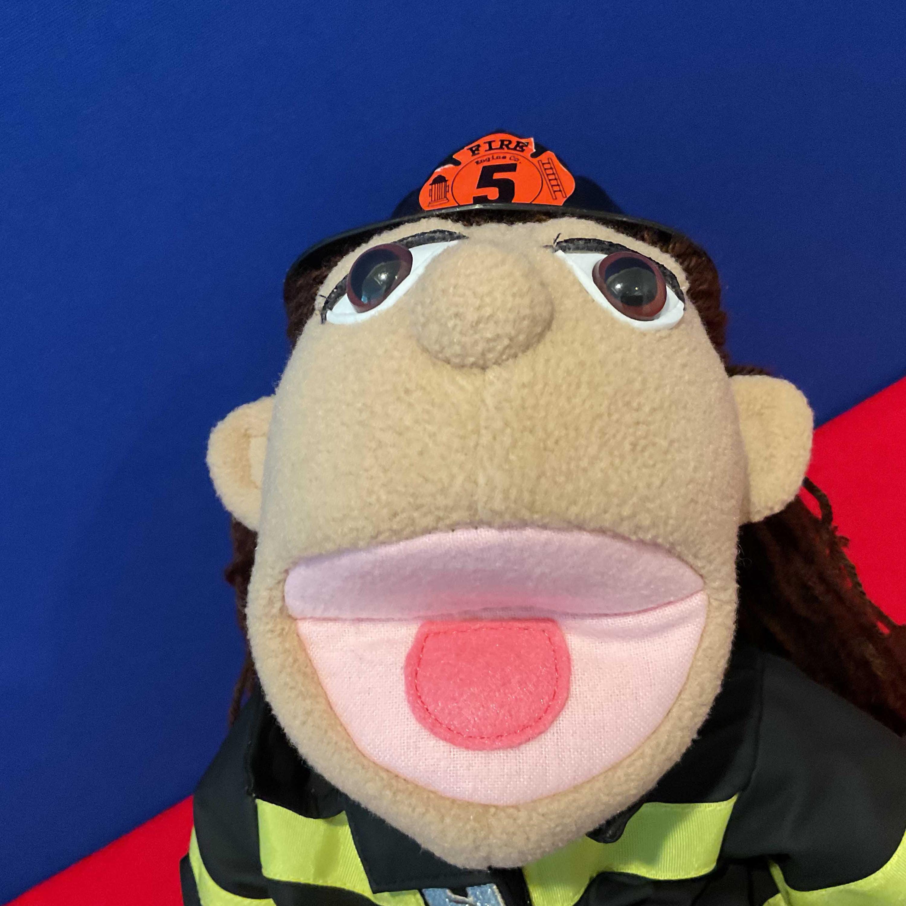 Firefighter Puppet “megan Mcburns” Handmade in USA - Etsy