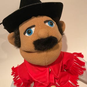 Original Hand Puppet Cowboy “buckaroo Bill” Made in USA NEW - Etsy