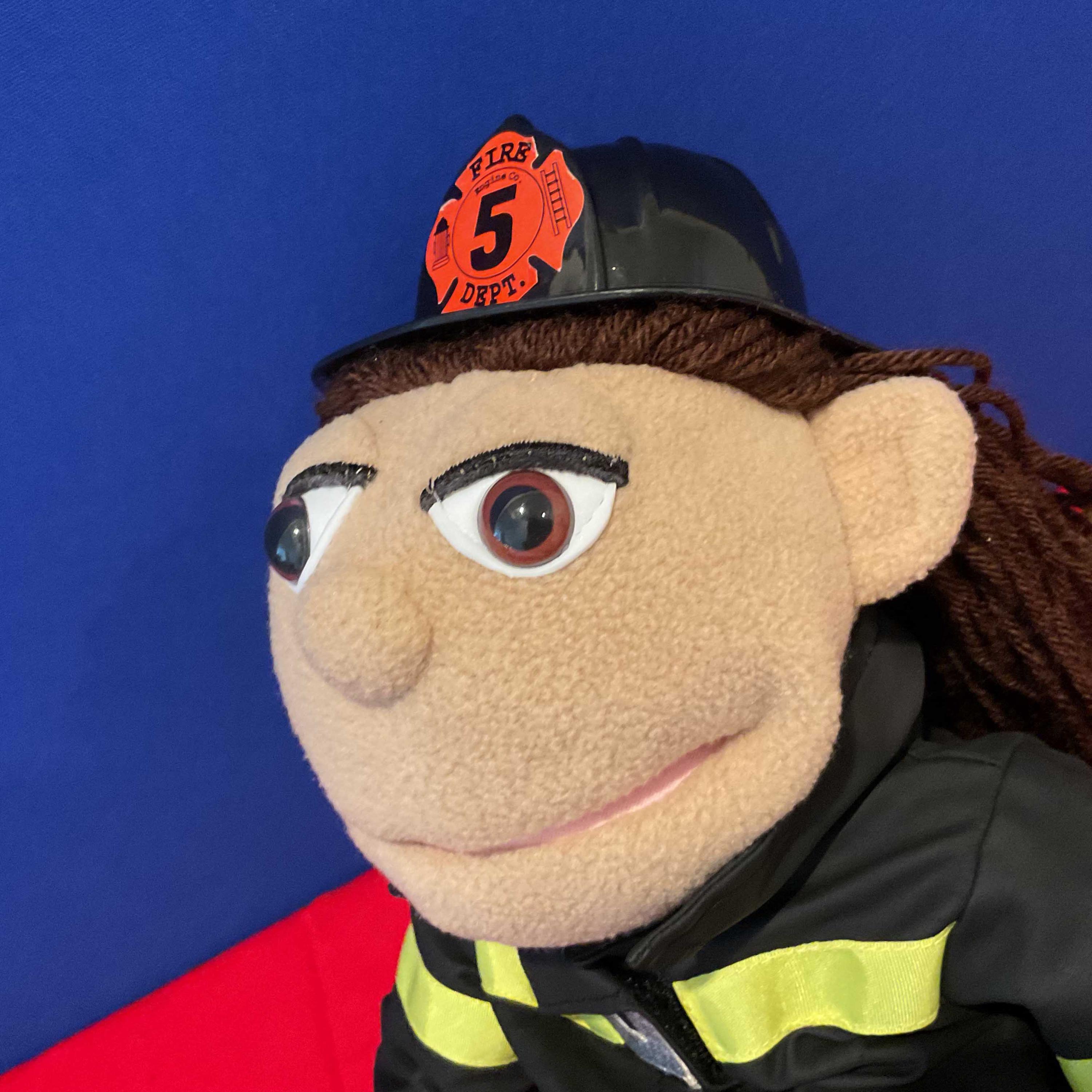 Firefighter Puppet “megan Mcburns” Handmade in USA - Etsy