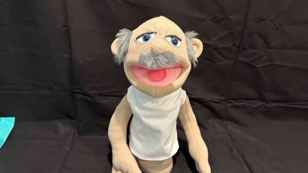 Old Man Puppet old Guy Made in USA NEW - Etsy
