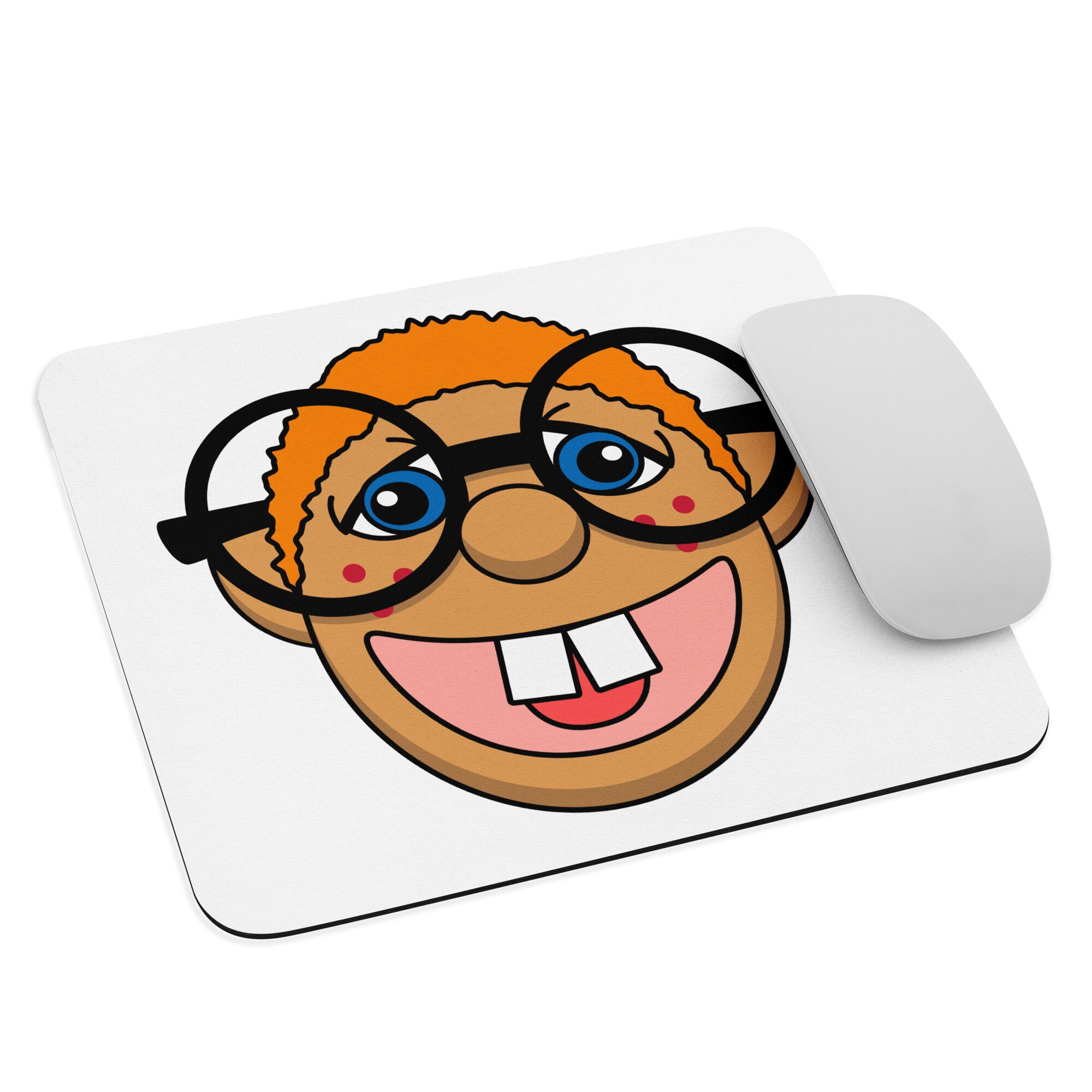 Mouse Pad With Jonatin Puppet Face Illustration - Etsy