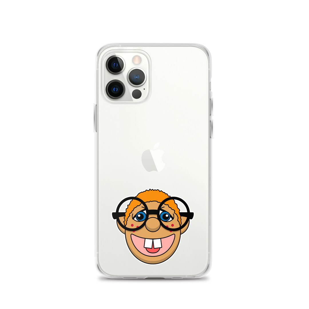 Clear Case for Iphone® With Jonatin Puppet Face Illustration - Etsy