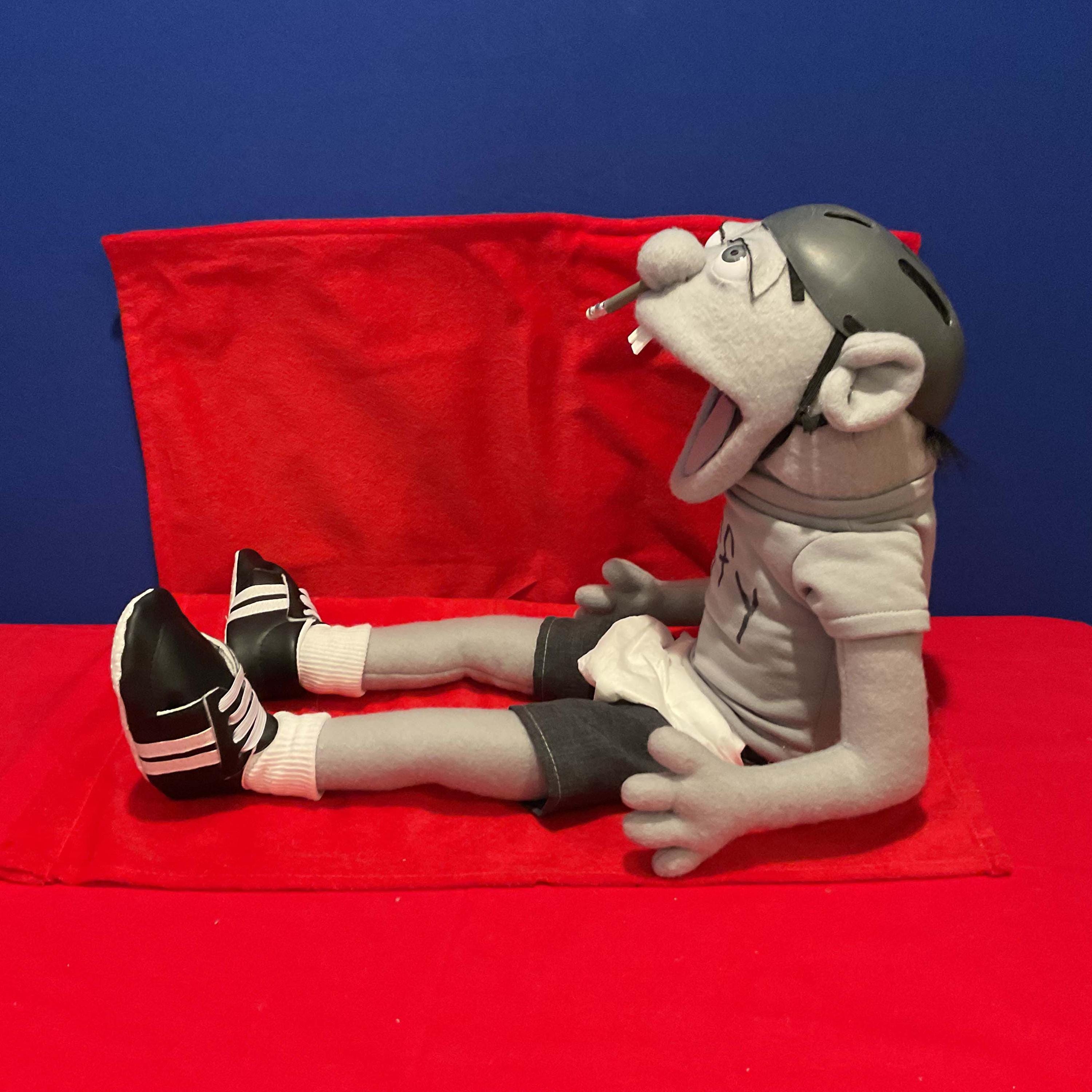 SML Jeffy Puppet Black and White Handmade SPECIAL EDITION - Etsy