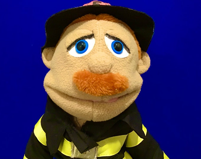 Firefighter Puppet “chief Mark Brooklyn” #3 Made in USA NEW - Etsy