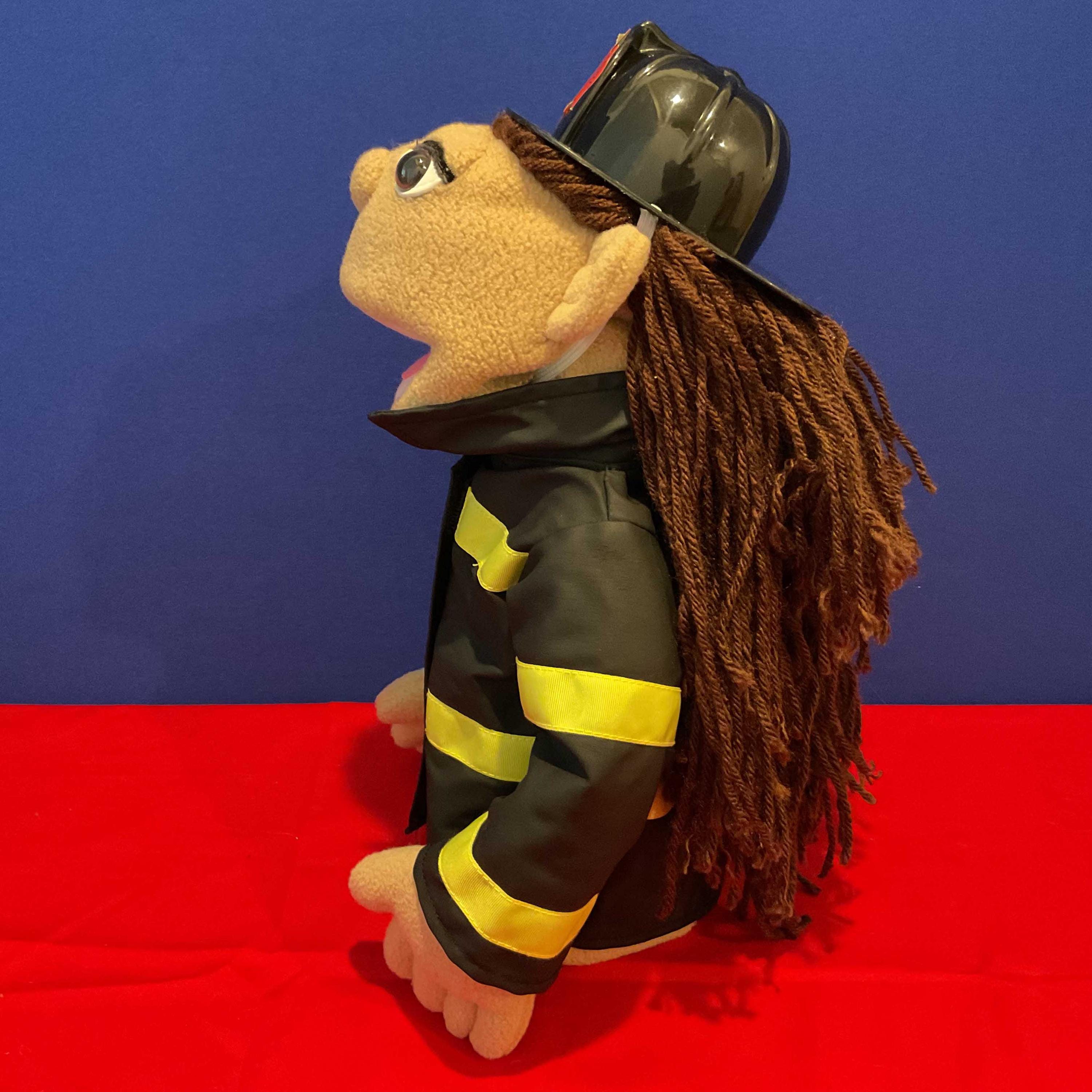 Firefighter Puppet “megan Mcburns” Handmade in USA - Etsy