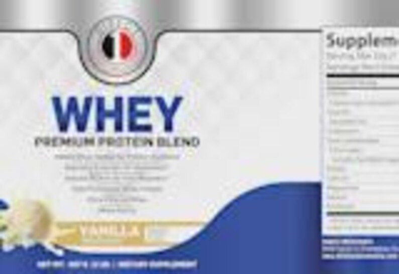 Vanilla Milkshake Whey Protein Blend, 907g - Etsy