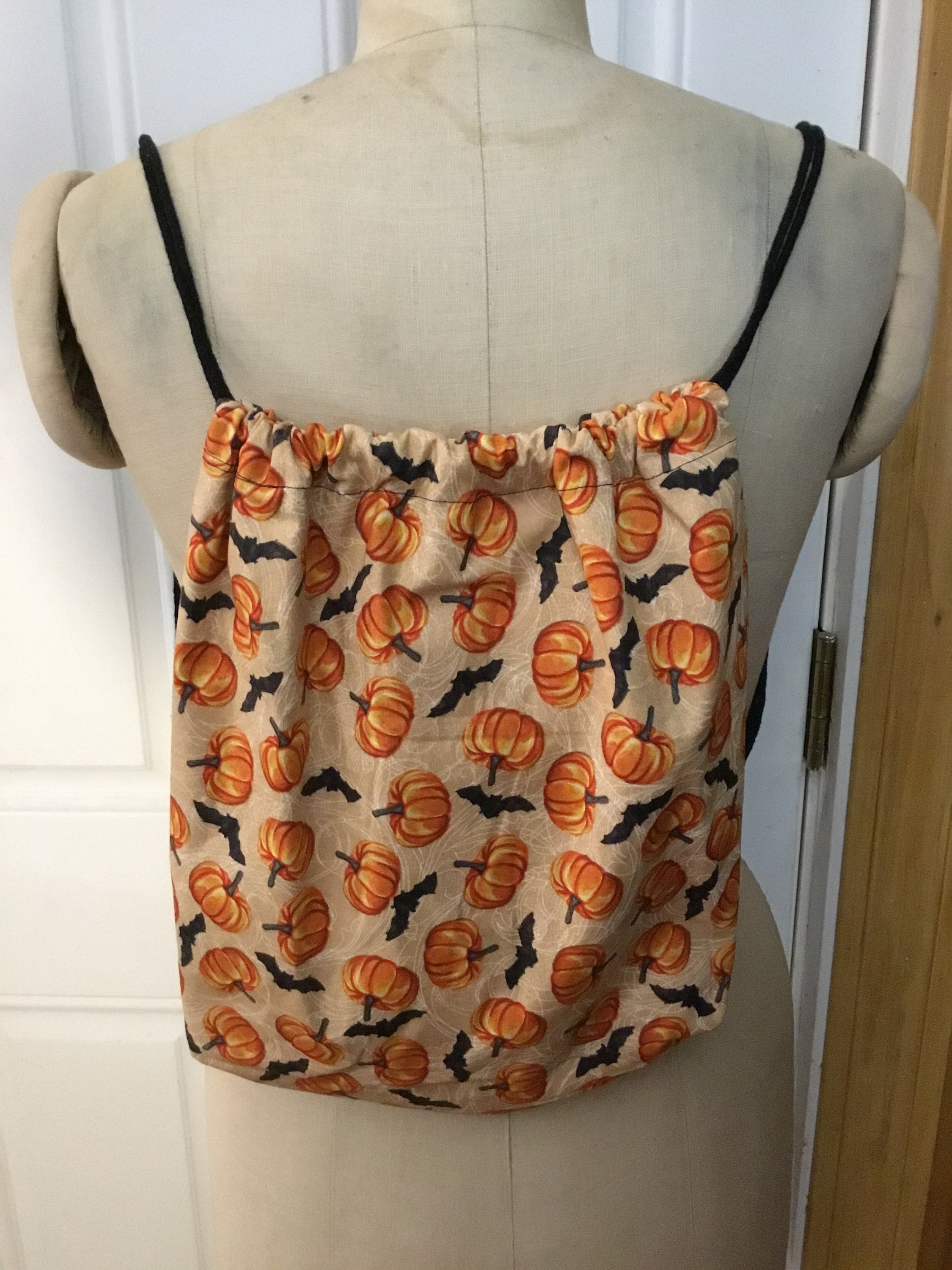 More Halloween Drawstring Lined loot Bags - Etsy