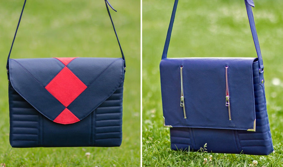 Envelope Bag PDF Sewing Pattern and Tutorial T010 | Etsy UK