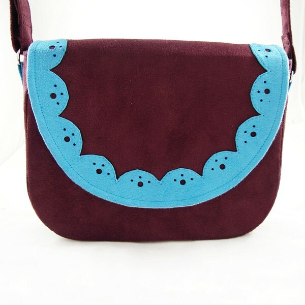 Messenger Bag Pattern Flap Bag Crossbody Scalloped Edge - Etsy