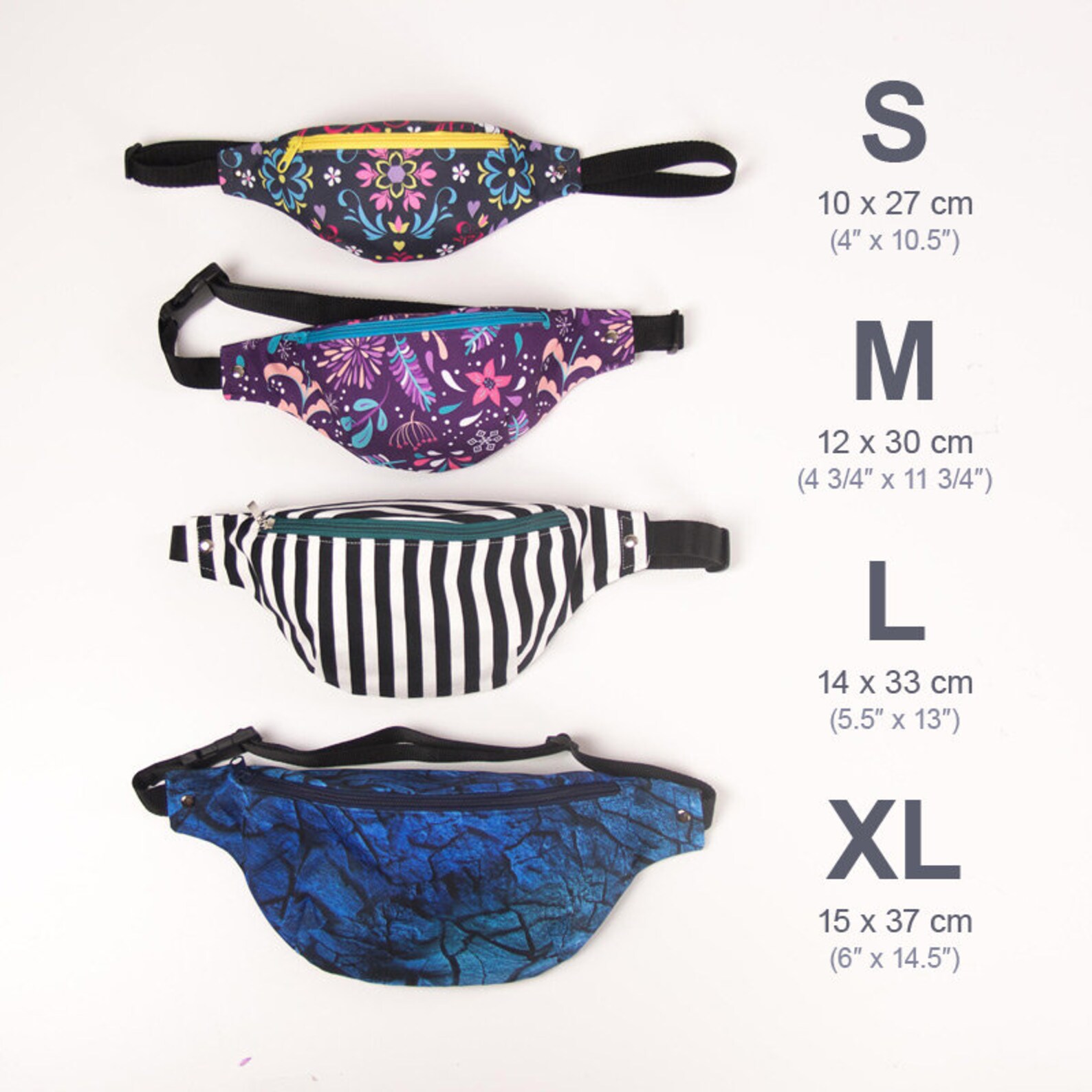 Zola Hip Bag Pattern in 4 Sizes Fanny Pack Sewing Pattern and | Etsy