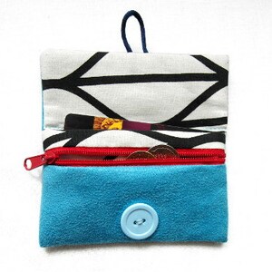 Kids Wallet Sewing Pattern and Tutorial, Small Wallet With Zippered ...