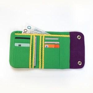 Flap Wallet Sewing Pattern and Tutorial, Medium Size Wallet Instant ...
