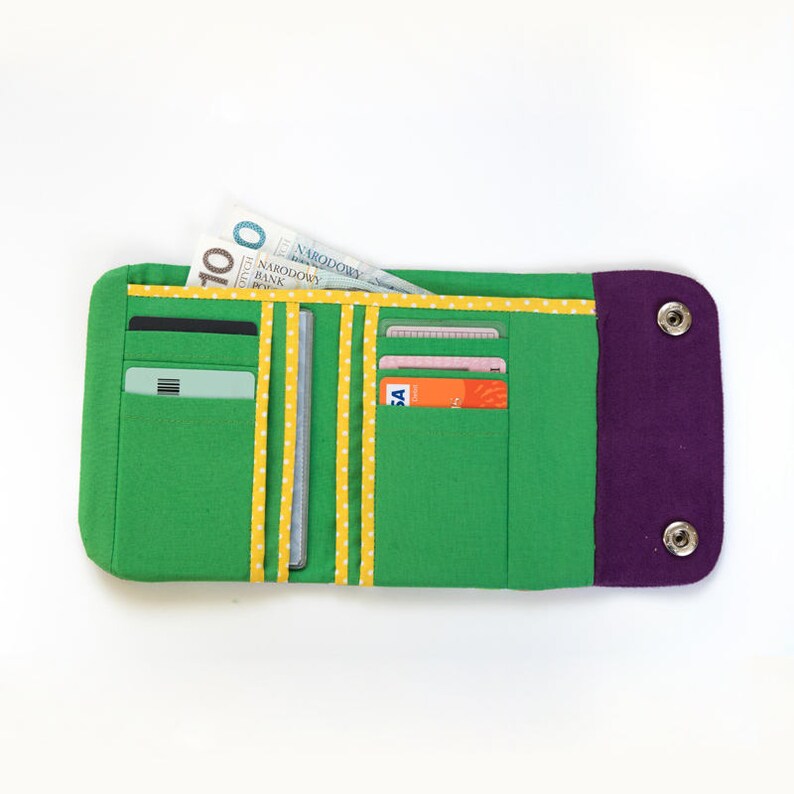 Tri-fold Wallet Pattern Women's Wallet Pdf Sewing Pattern - Etsy
