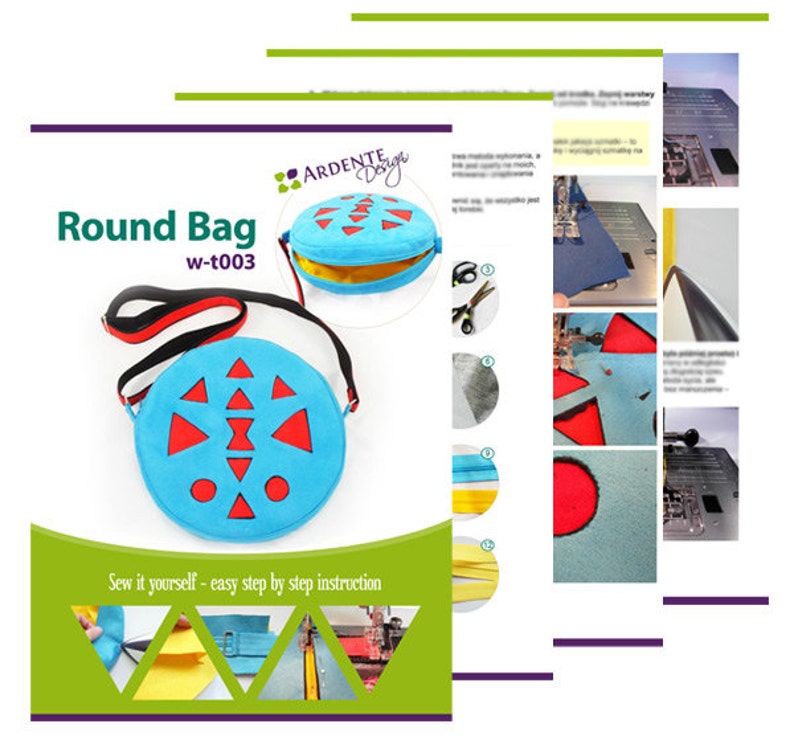 Round Crossbody Bag Pattern | semashow.com