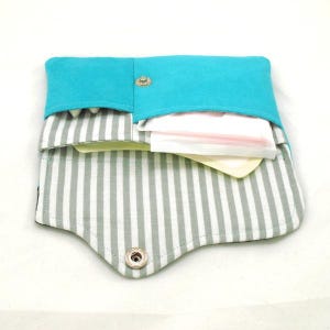 Tampon Case, Sanitary Pad Holder, Clutch Pattern, Tampon Wallet, Pad ...
