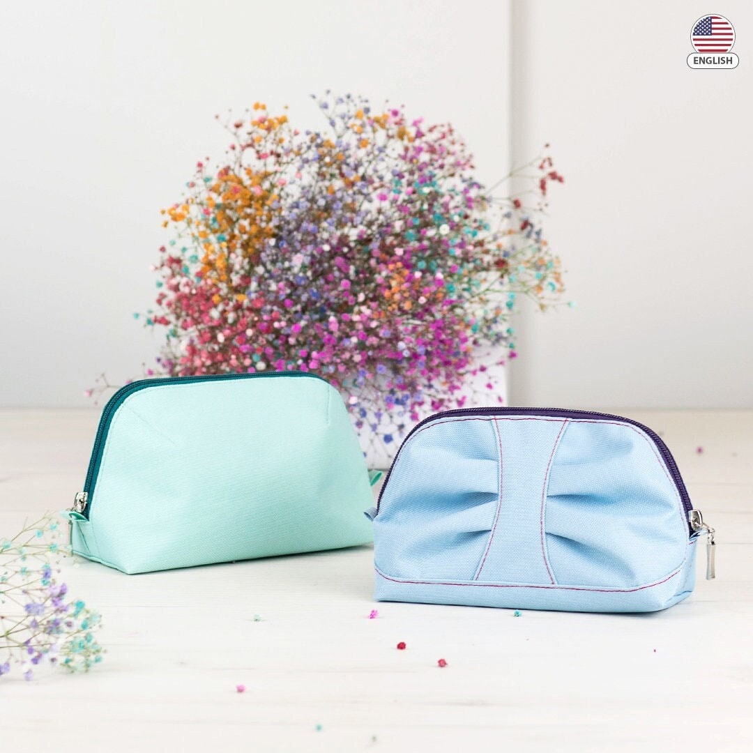 Vivi Cosmetic Bag, 2 Versions, 3 Sizes, Simple Makeup Bag - Sewing ...