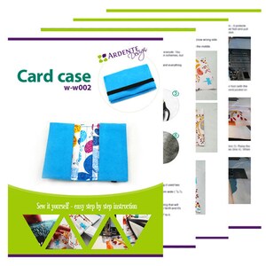 Card Case Sewing Pattern: Business Card Holder & Wallet Tutorial (PDF ...