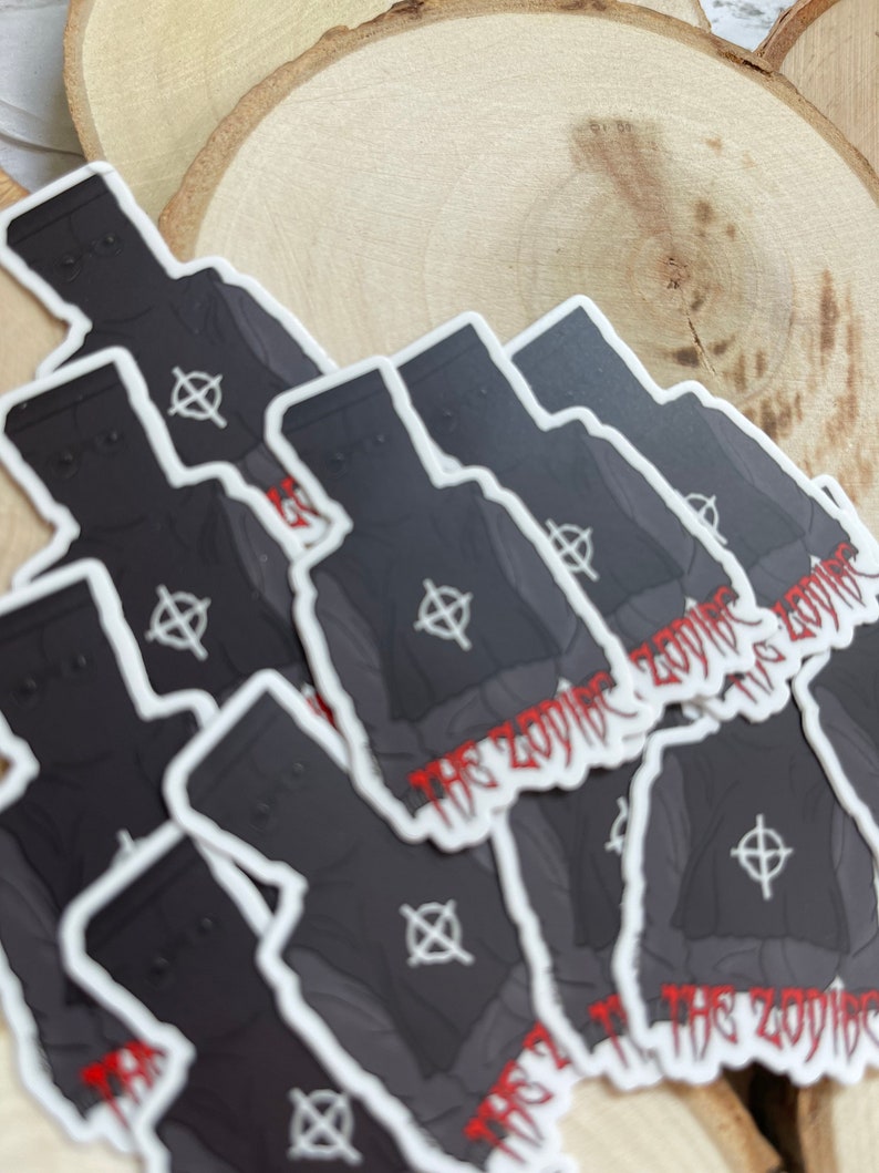 The Zodiac Killer Vinyl Sticker / True Crime Serial Killer / Serial ...