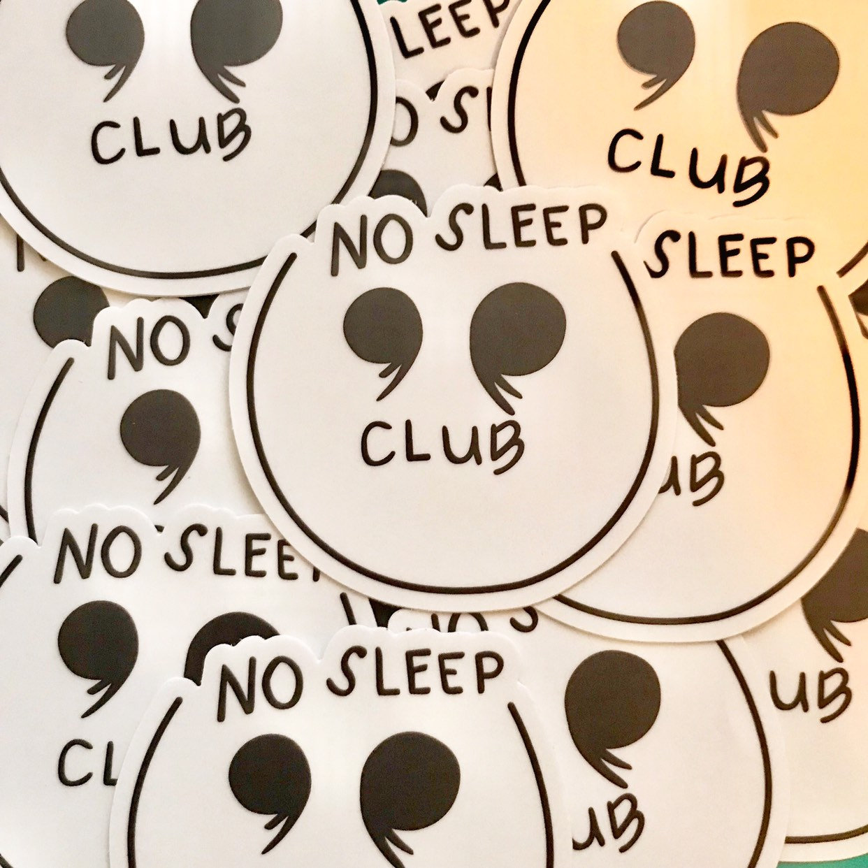 No Sleep Club / Insomnia Club Sticker / Sleepy Boi Sticker / Vinyl ...