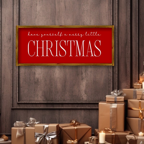 Rustic Holiday Sign - Etsy