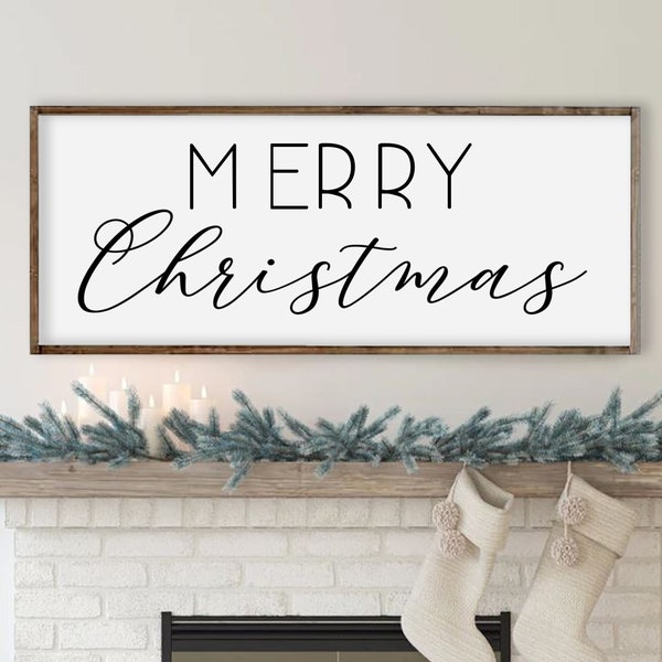 Large Christmas Sign - Etsy