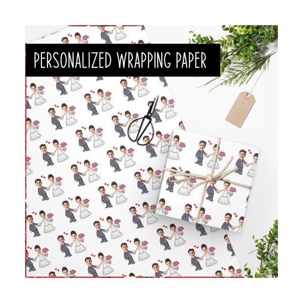 Wedding Wrapping Paper - Etsy