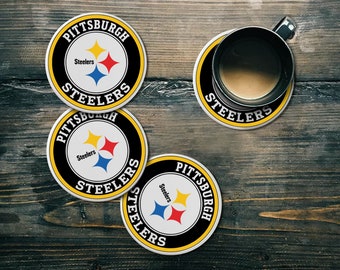 Pittsburgh Steelers Themed Coasters - Etsy